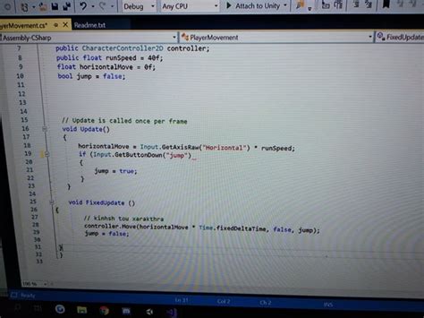 Help The Jump Command Isnt Working And Says That Input Button Jump