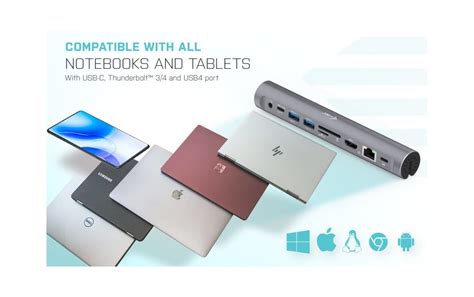 Docking Station Itec Metal Cooling Stand For Notebooks Up To 15 6” With Usb C Docking Station