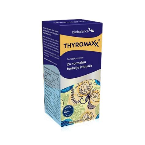Thyromaxx 50 Kapsula Za Normalnu Funkciju štitnjače Kuća čaja