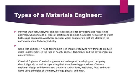 Ppt What Are Different Types Of Material Engineers Powerpoint