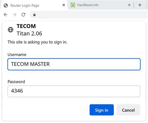 Tecom Titan 2 06 Default Password How To