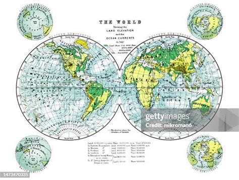 Blank Ocean Currents Diagram
