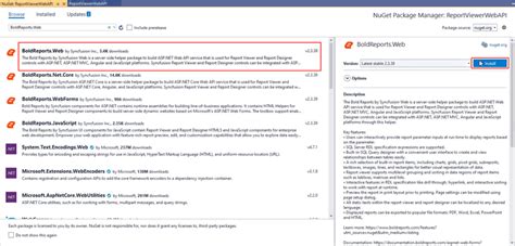 create asp web api reporting service in bold reports