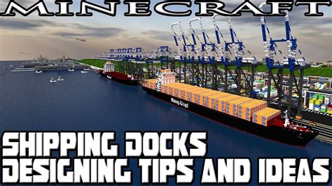 Minecraft How To Design And Layout Shipping Docks Tips And Ideas