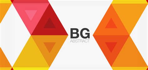 Mosaic Triangle Pattern Abstract Background Vector Image