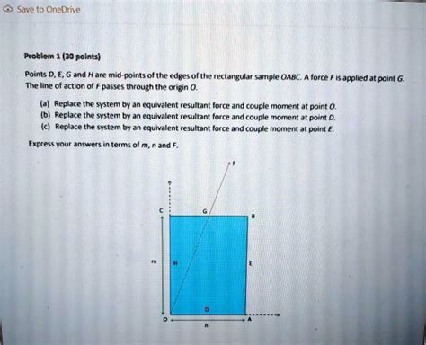 solved save to onedrive problem 1 30 points points d e and h are