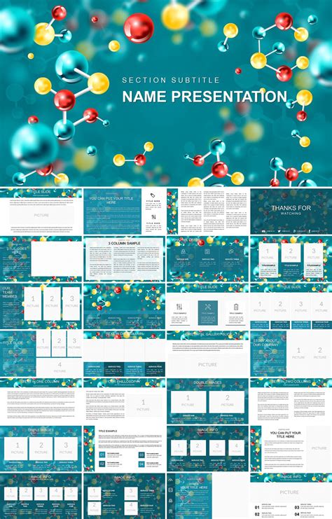 Chemistry Molecular Structure Powerpoint Template Chemistry Experiments