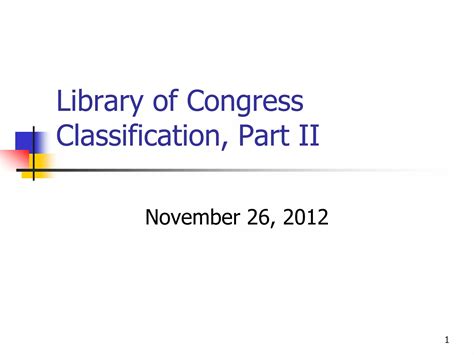subject analysis library of congress classification part 2 ppt