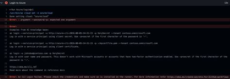 Azure Login Action Does Not Function If The Client Secret Starts With Hyphen Issue