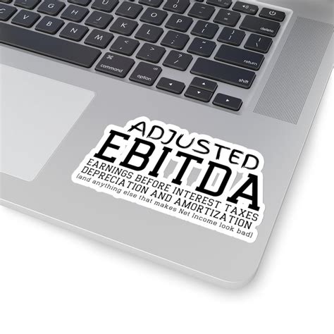 Funny Adjusted Ebitda Sticker Finance T Business Planner Sticker