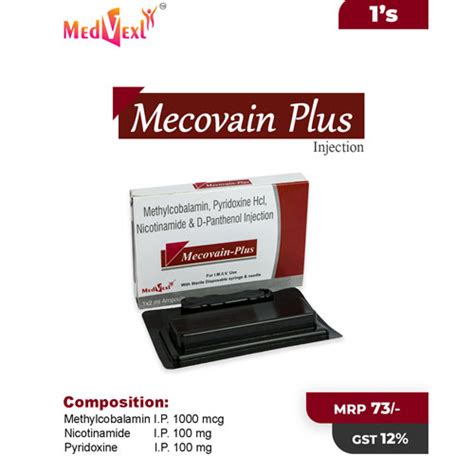 Mecovain Plus Injection Medvexl Pharma