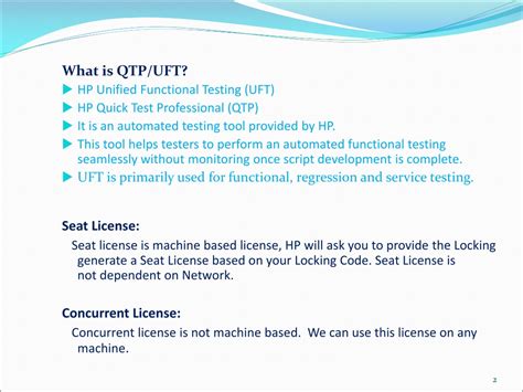 Ppt Unified Functional Testing Uft Powerpoint Presentation Free