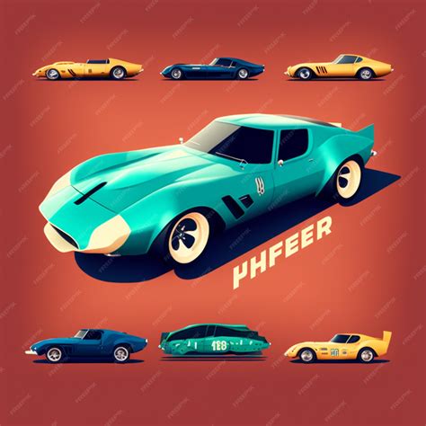 Premium Ai Image Car Vector Illustration Speeding Into Style Captivating Car Vector Illustration