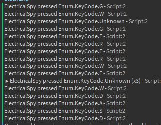 Replicating Enum KeyCode Scripting Support Developer Forum Roblox