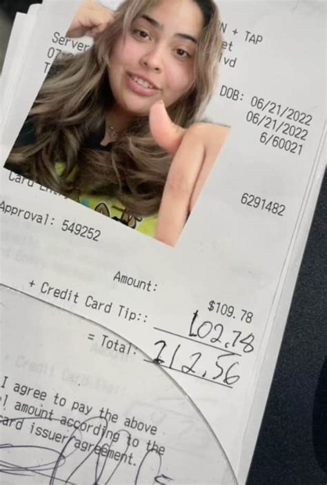 Server Fired After Receiving Tip From Customer YourTango