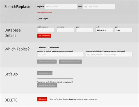 Database Search And Replace Script In Php Nnect
