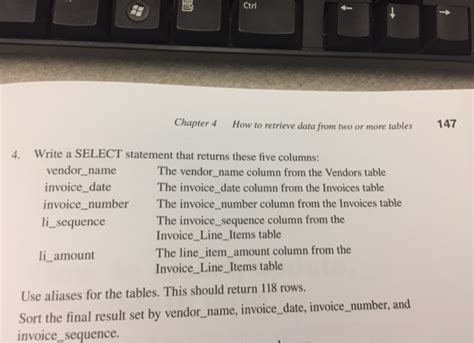 Solved Ctrl Chapter 4 How To Retrieve Data From Two Or More