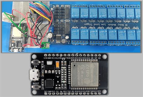 automação baixo custo esp32 e 16 relés fernando k tecnologia