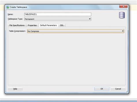 How To Create Tablespace Using SQL Developer RebellionRider