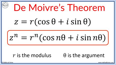 How To Use De Moivres Theorem To Find Powers Of Complex Numbers