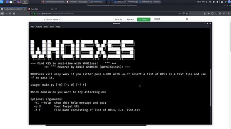 Whoisxss Real Time Xss Detection Suite R Cybersecurity