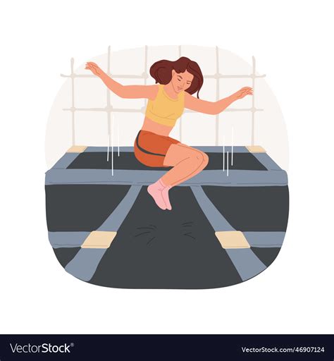 Jumping Skills Isolated Cartoon Royalty Free Vector Image