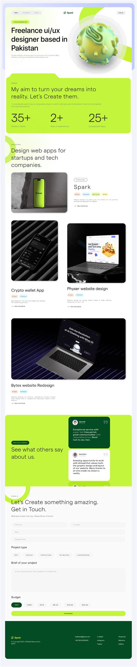 Portfolio Design 3d Ui Ux Designer Portfolio Images Behance
