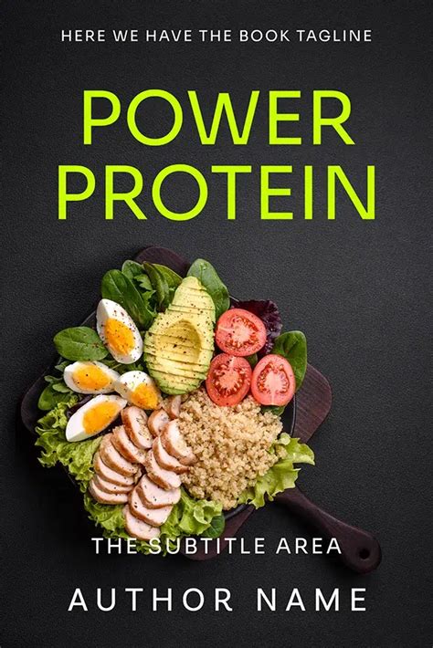 Protein Rich Diet Book Cover Power Protein Designdusk