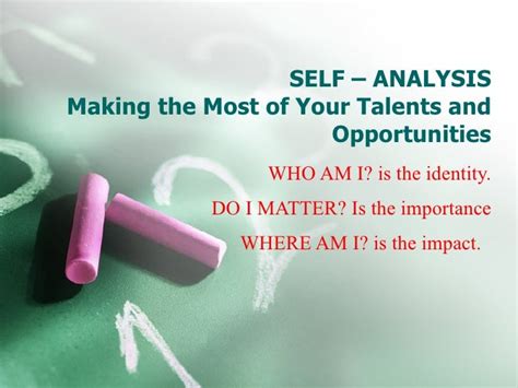 Self Analysis