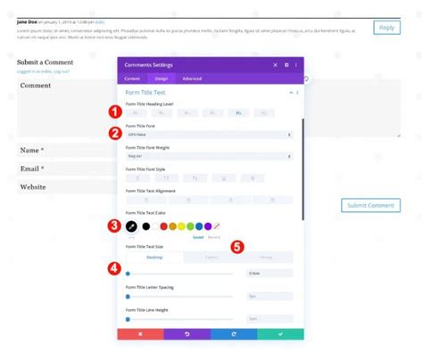 How To Style Divis Comments Module Inside A Blog Post Template
