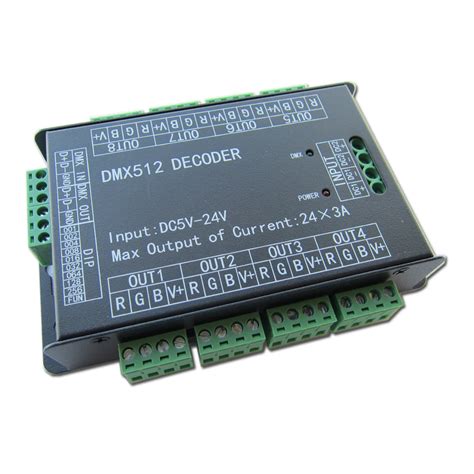 High Power Channel A CH DMX Controller Led Decoder Dimmer DMX RGB LED Strip