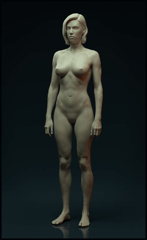 Base Mesh Athletic Female Nudity Zbrushcentral