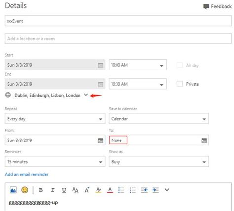 Office365 Updating The End Date Of A Recursive Meeting Via Graph Api