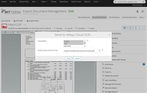 Alfresco Abbyy Ocr Cloud Integration Alfresco Addons