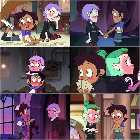 Luz And Amity Blushing R Theowlhouse