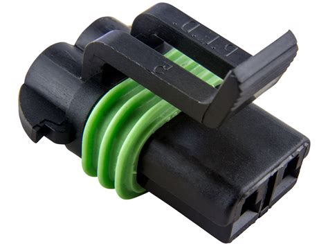 Aptiv Delphi 2 Way Black Metri Pack 280 Sealed Female Connector Efi