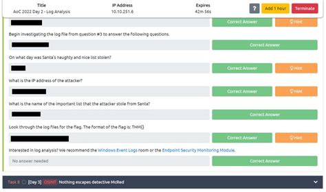 Finally Getting Round To Tryhackmes Advent Of Cyber 2022 Because Well