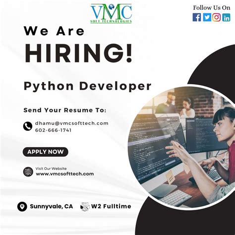 Vmc Soft Technologies Inc On Linkedin Python Programming Coding