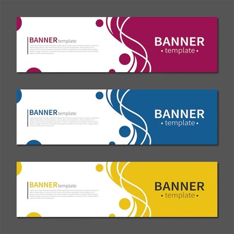 Template Design Banner