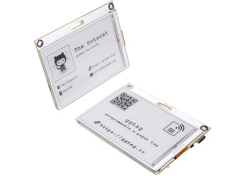 Ggtag Programmable Badge With 352 E Paper Display Geeky Gadgets