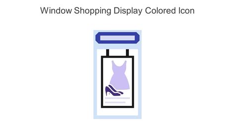 Window Shopping Display Colored Icon In Powerpoint Pptx Png And Editable Eps Format Ppt Sample