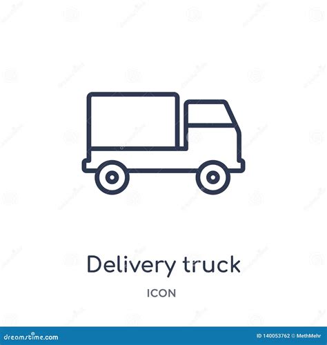 Linear Delivery Cart Icon From Delivery And Logistic Outline Collection Thin Line Delivery Cart