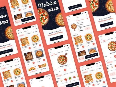 Pizza Customization App Ui On Behance