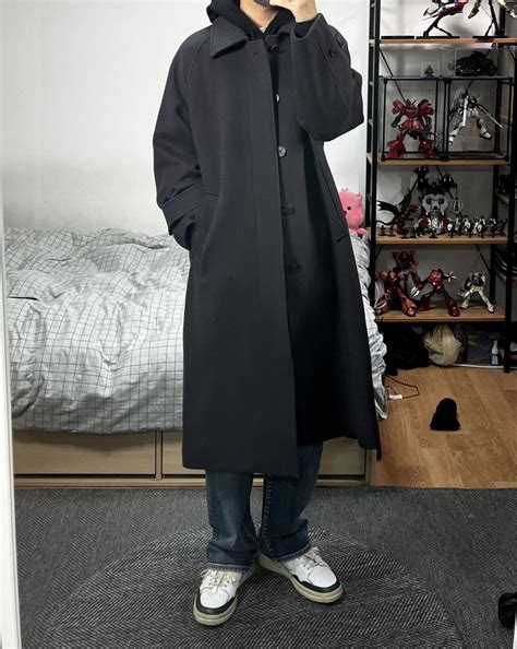 후드니트에 코트 패션 에펨코리아