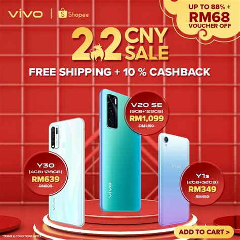 Vivo Celebrates Shopee Chinese New Year Sale Giveaway A V Smartphone And Vouchers Up To Rm
