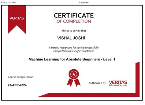 Vishal Joshi On Linkedin First Step Towards Aiml