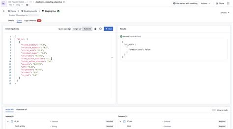 Models • Externally Hosted Models • Example Integrate A Databricks