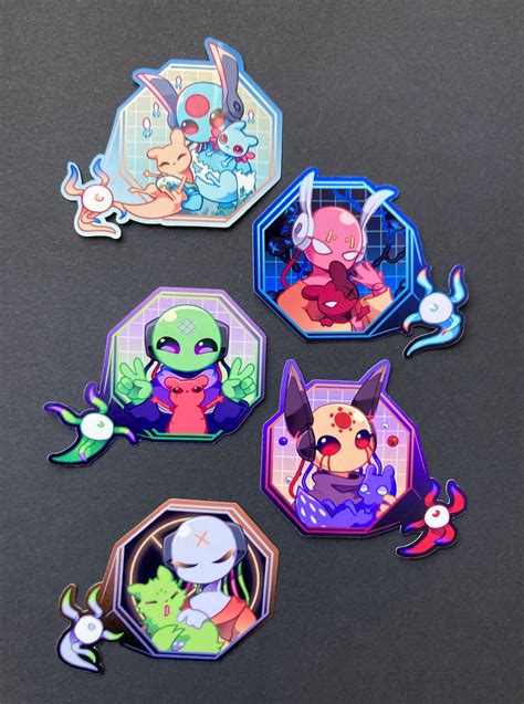 Rain World Glossy Iterator Stickers Etsy