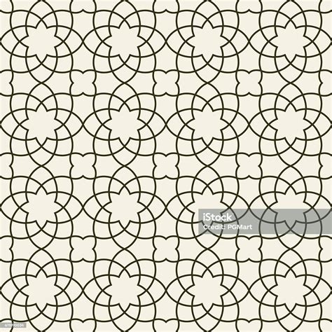 화려한 매끄러운 아랍어 패턴 디자인 흑백 배경 화면 또는 배경 0명에 대한 스톡 벡터 아트 및 기타 이미지 0명 검은색 고풍스런 Istock