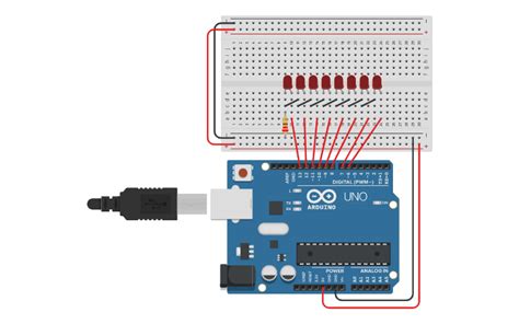 Circuit Design Copy Of Lab 12 Knight Rider Tinkercad